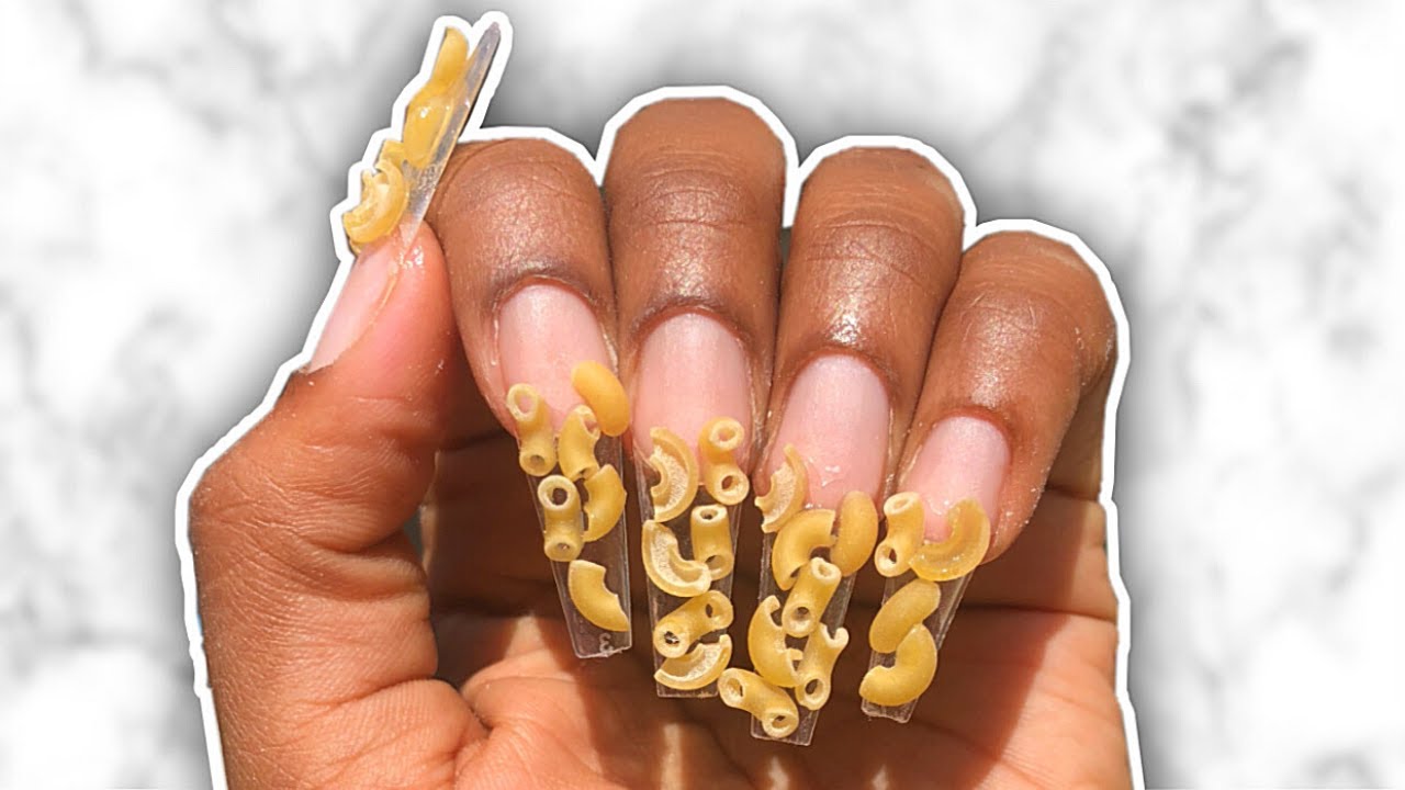 CRE-NAIL IT | Macaroni Nails? WHAT?! HOLY MACARONI! - YouTube