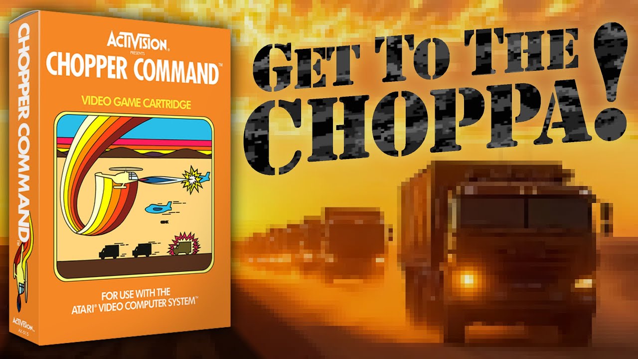 Activision's CHOPPER COMMAND for Atari 2600 | DEFENDER in the DESERT ...