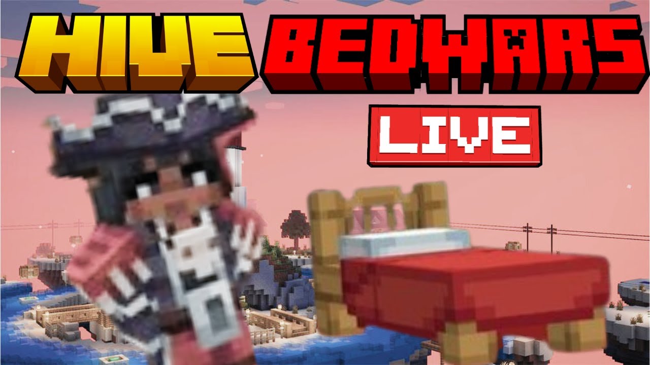 Hive Bedwars! Minecraft Hive Live with viewers partys and cs! - YouTube