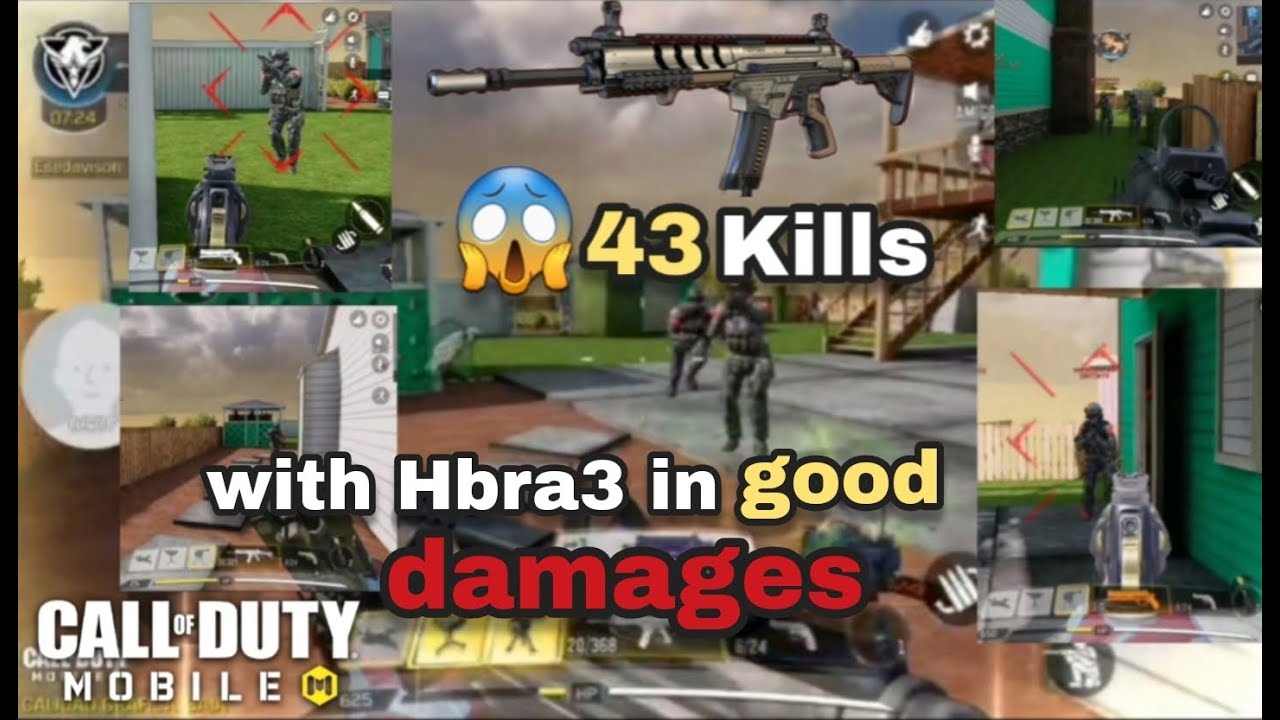 43 Kills with Hbra3 with Good damages! | Call Of Duty Mobile gameplay ...