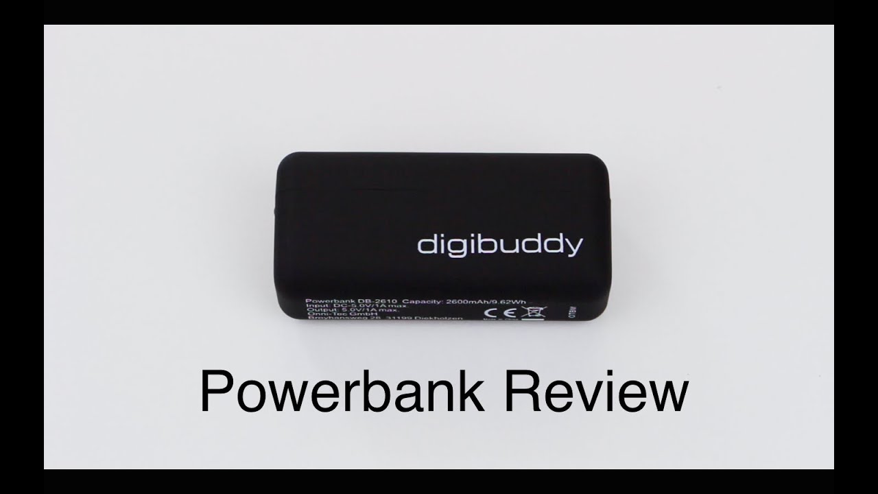Digibuddy Powerbank (Review) - YouTube