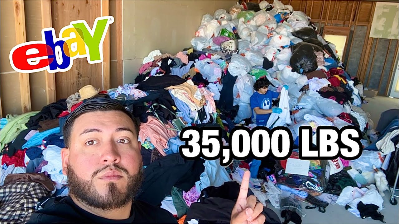 Processing 35,000 LBS Of Clothes For Ebay - YouTube