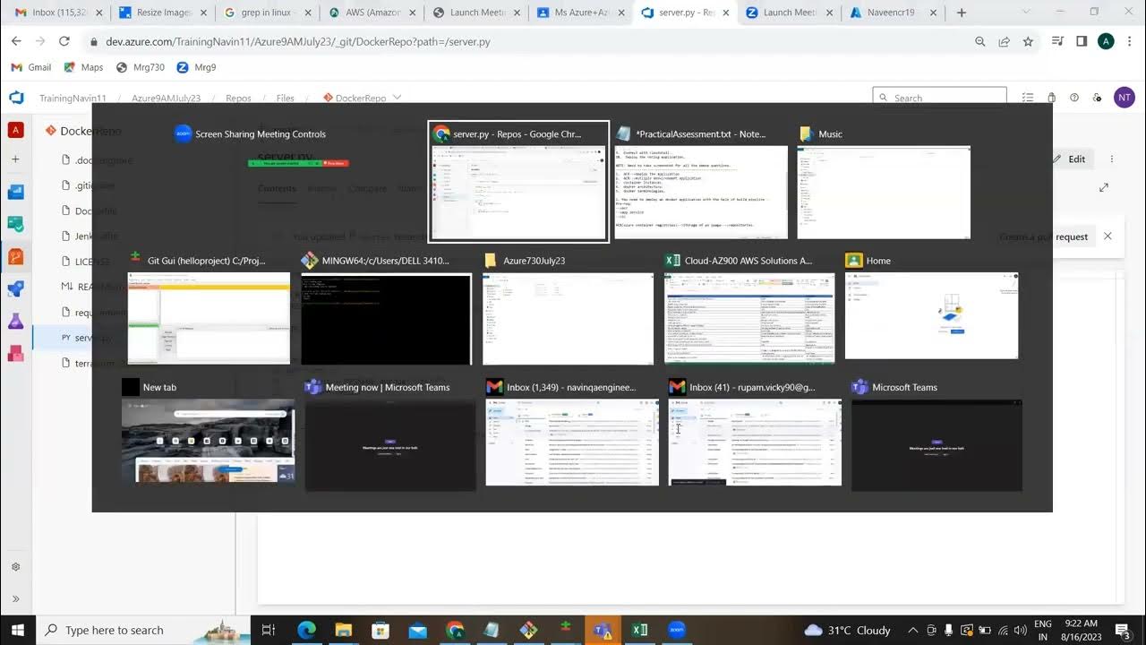 32nd Session MS Azure + DevOps - ACR Docker Deploy the Application, Container Instances - YouTube