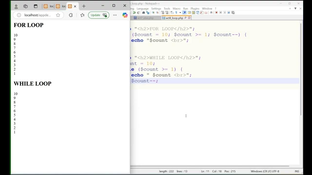 Control Structures Part 2 Loops (for, while) - YouTube