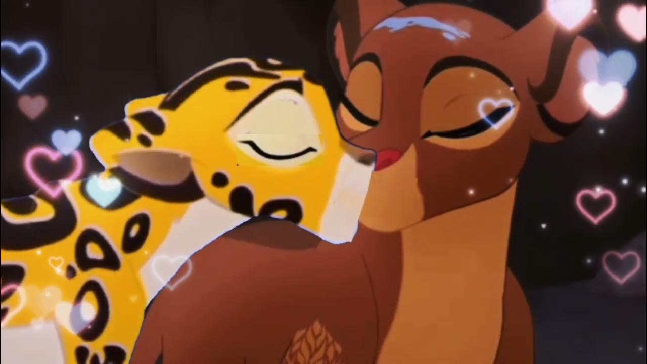 The Lion Guard Fuli X Rani Fuli Kiss Rani Youtube