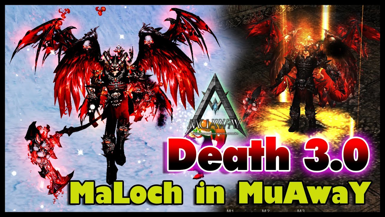 Trải nghiệm Full set Death 3.0 (wingasa) MuAwaY Đẹp như Maloch Aov | Mu ...