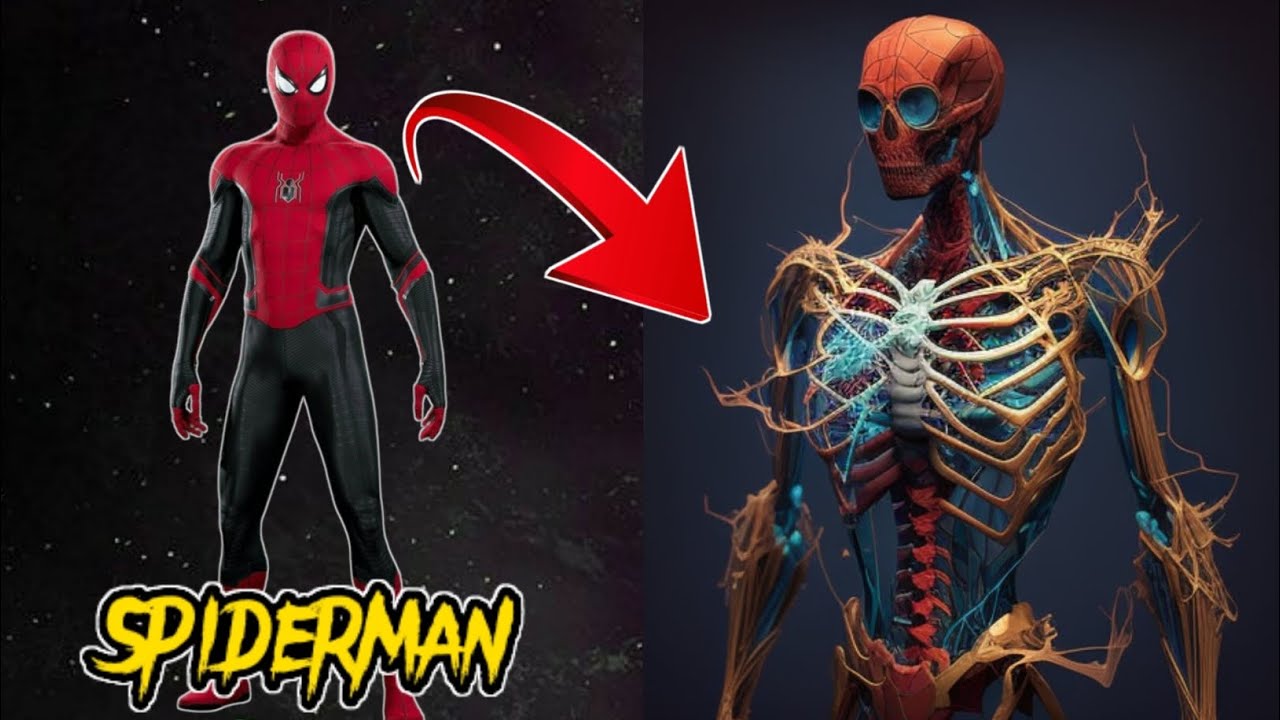 MARVEL SUPERHERO-SKELETON CONCEPTS AI GENERATE - YouTube