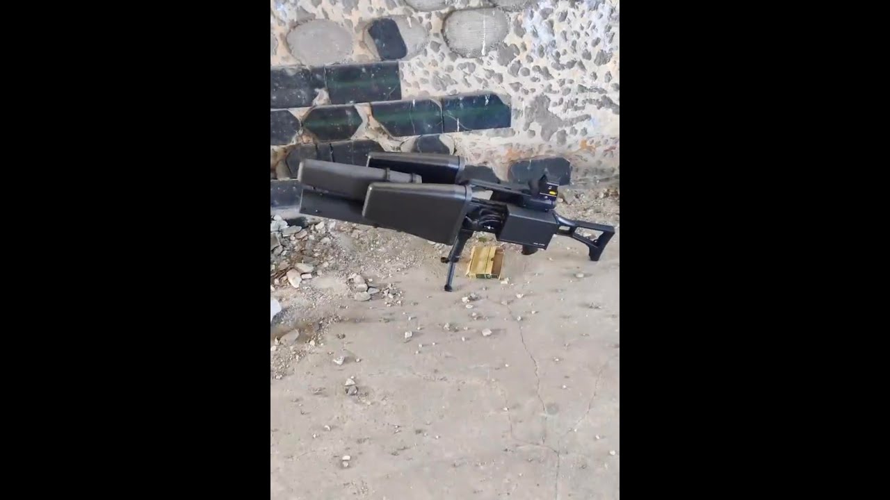 Ukrainian drone unit equipped with a EDM4S anti-drone jamming"rifle ...