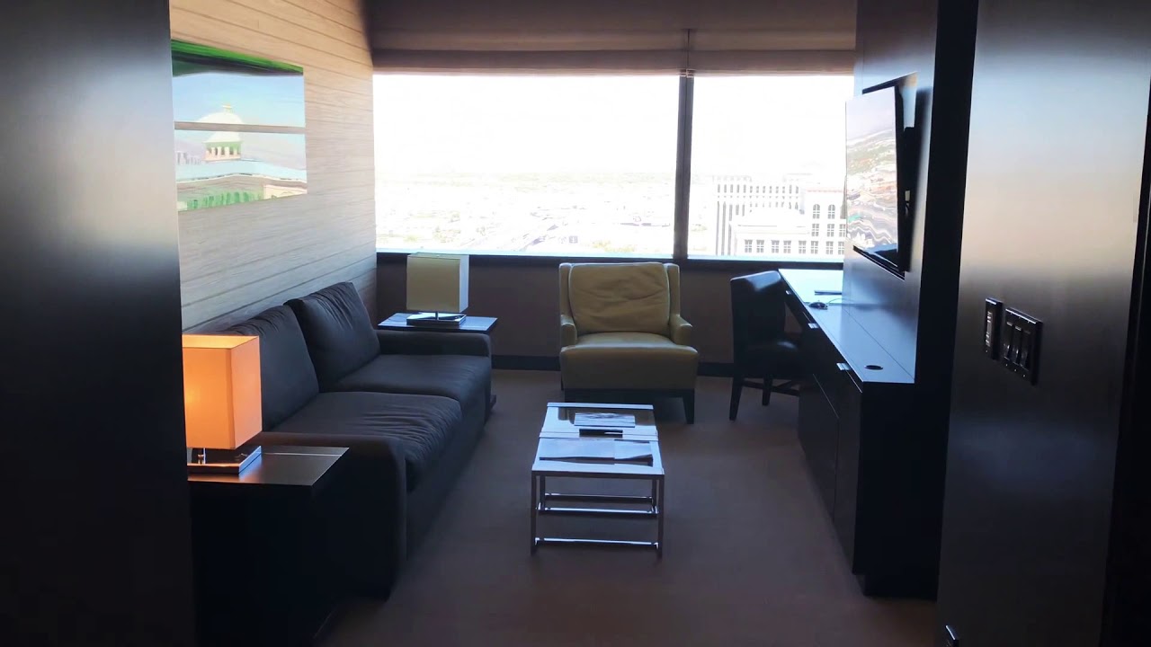 Vdara Las Vegas Studio Fountain View Suite Tour - YouTube