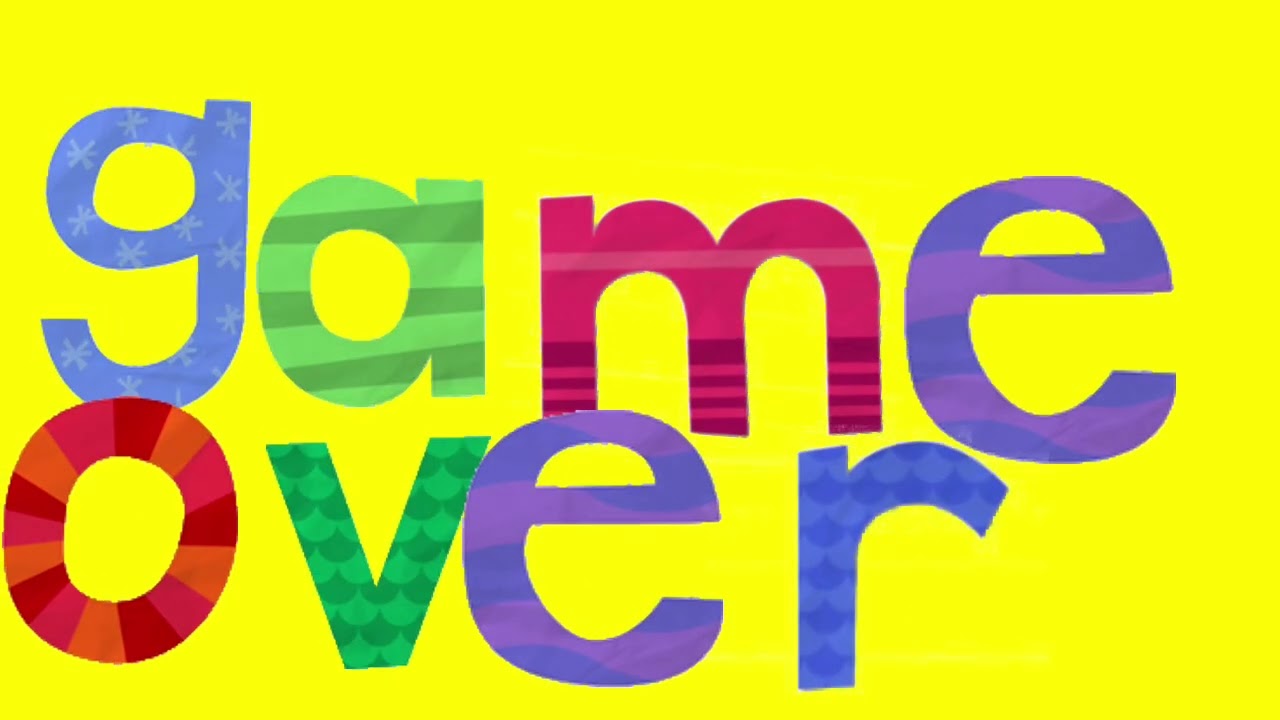 Game over yellow screen (for @Travis and Victoria wonderland) - YouTube
