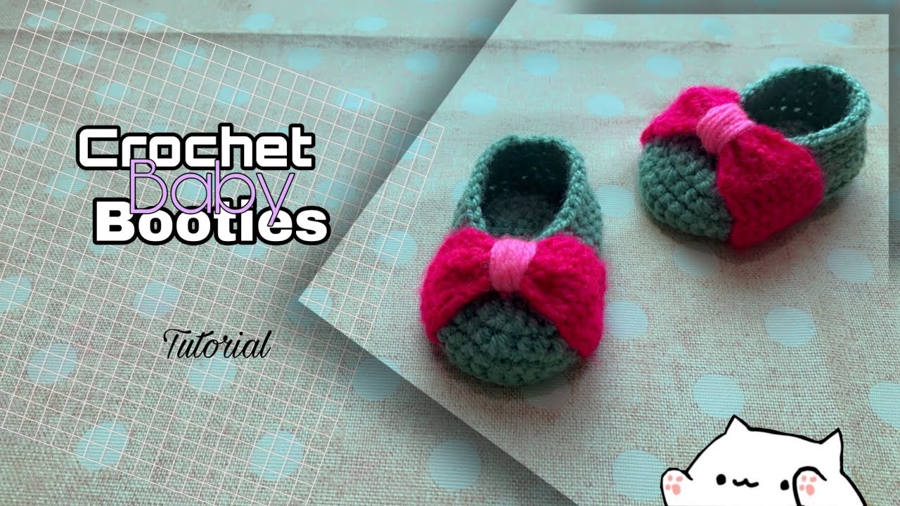 How to crochet baby booties | full tutorial | step by step | by Muskan ...