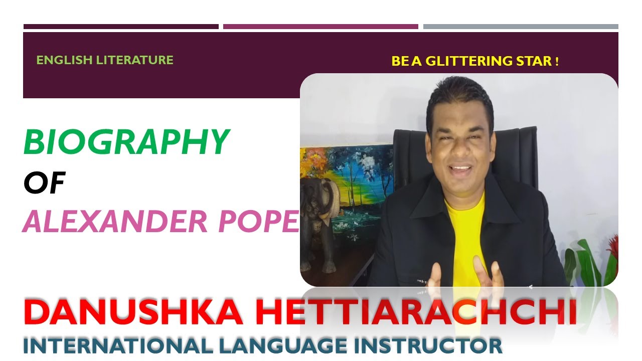 BIOGRAPHY OF ALEXANDER POPE , EXTRACT FROM THE RAPE OF THE LOCK CANTO 3 ...