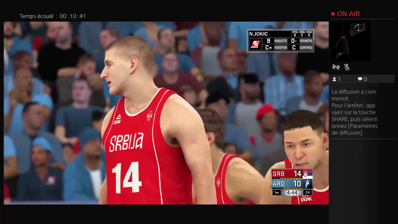 NBA2k17 - FIBA- Serbia vs Argentina - PS4 - YouTube