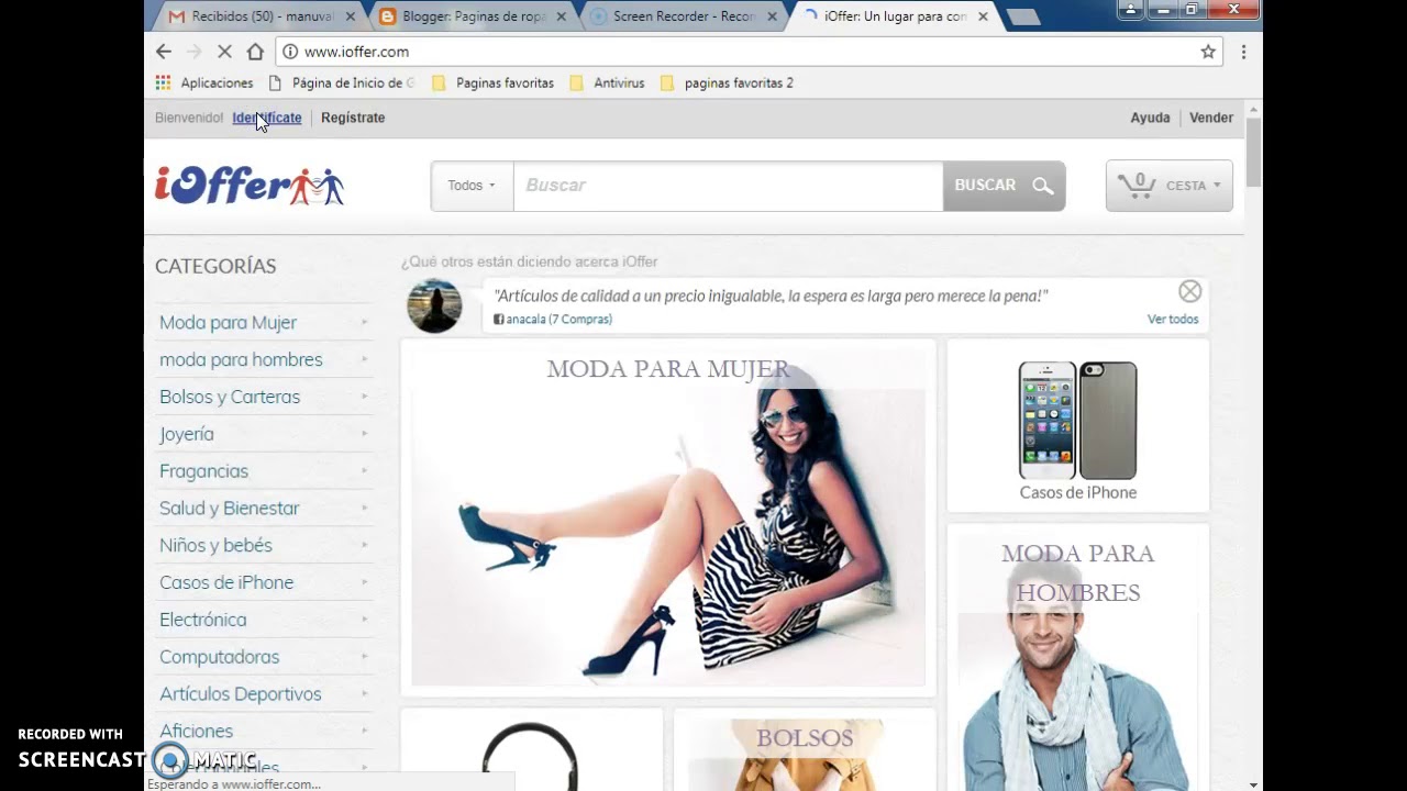 Como comprar en Ioffer - YouTube