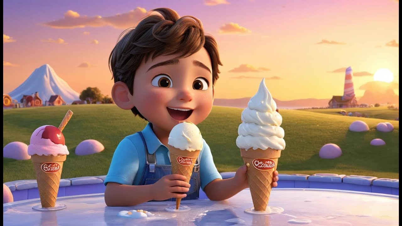 The Ice Cream Bridge Melts Away Rhyme Song | Fun Nursery Rhyme ...