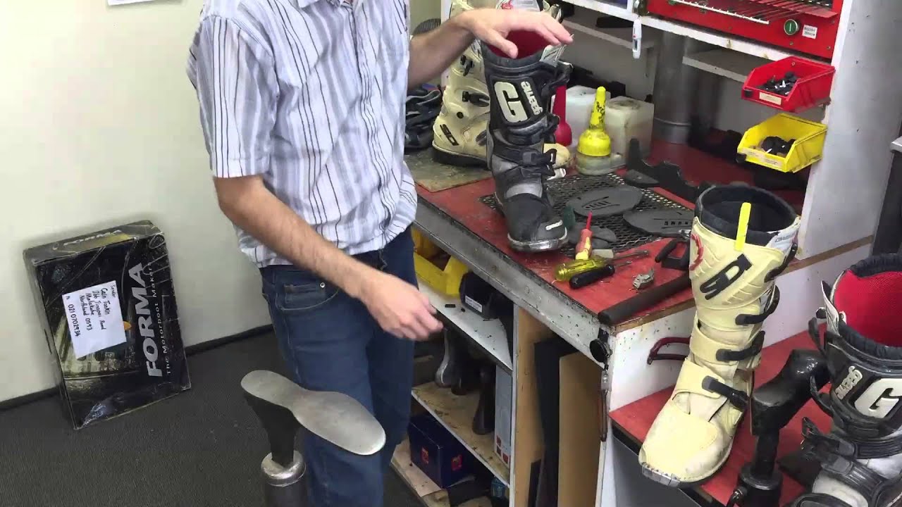 How to Remove MX Toe Caps - Shoe Repairs Tauranga - YouTube