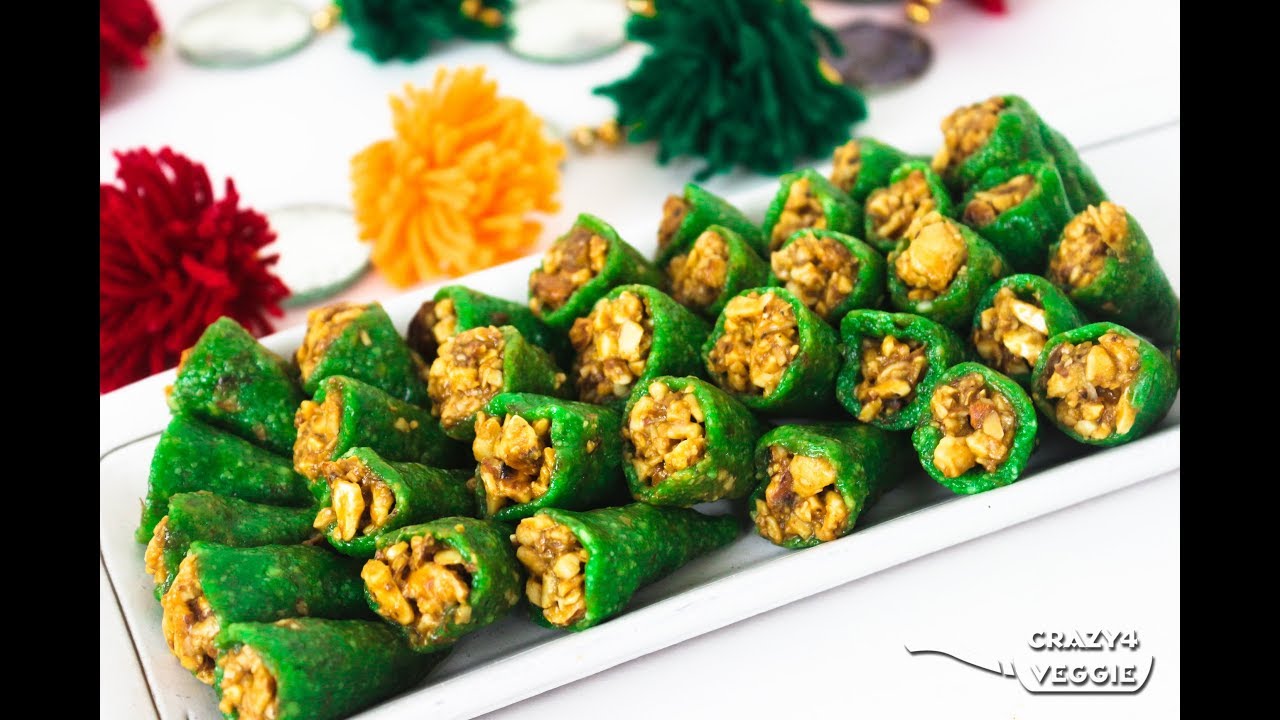 Kaju paan with nuts filling - YouTube