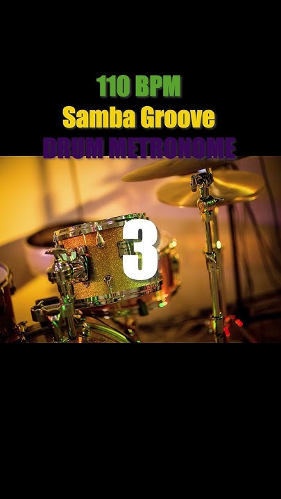 Samba Groove - Drum Metronome Loop -110 BPM - YouTube