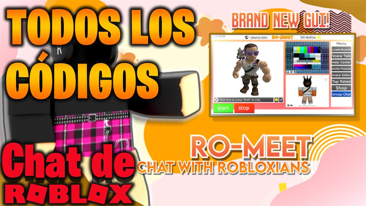 Todos los Códigos de 📞RO-MEET 📞 activos de 2021 / ROBLOX / Talk to ...