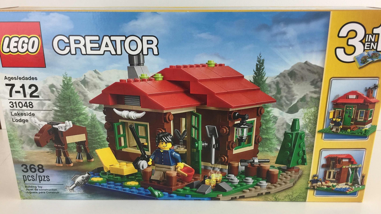 Lego Lakeside Lodge set build and review - YouTube