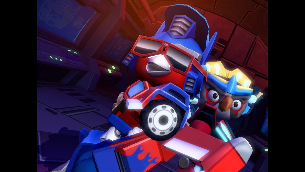 angry birds red as optimus prime su copañedo silver as energon ...