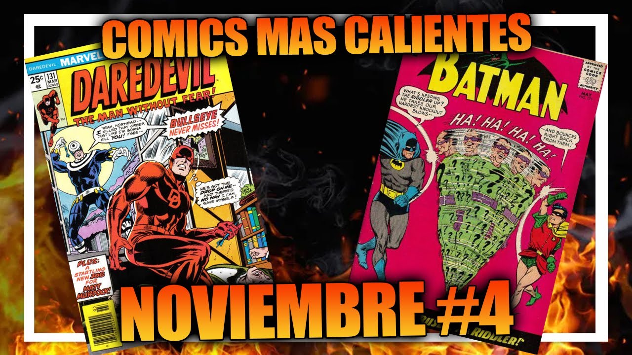 TOP 10 COMICS MAS CALIENTES NOVIEMBRE #4 - YouTube