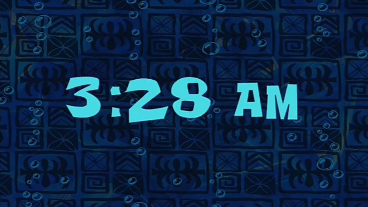 328 AM SpongeBob Time Card #12 - YouTube