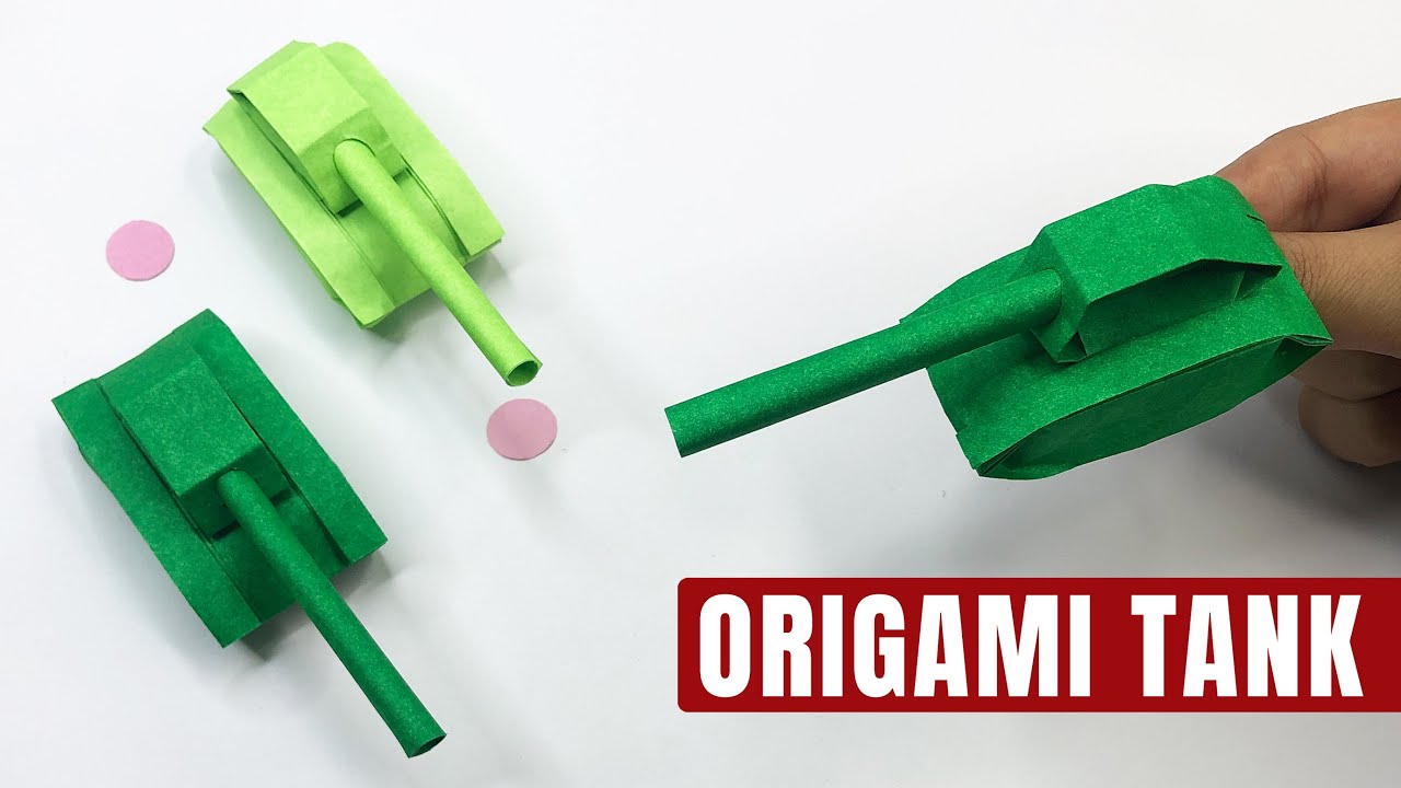 How to Make an Origami Tank | Easy Paper Craft Tutorial for Beginners ...
