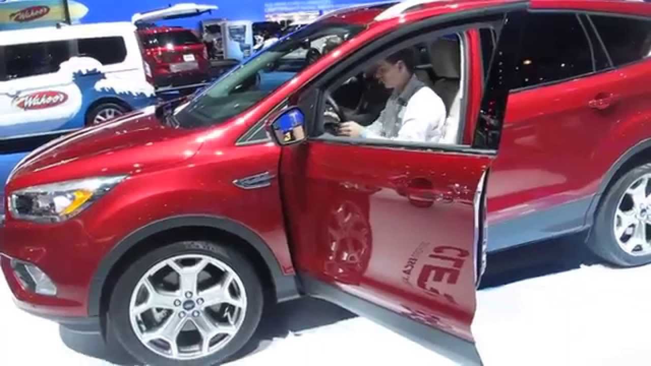 2017 FORD ESCAPE Walkaround with Bob Giles of NewCarNews.TV at the 2015 ...