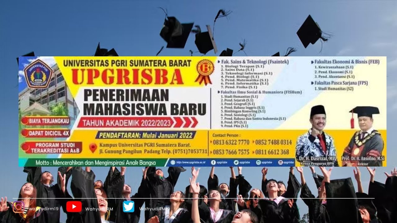 Video Promosi Universitas PGRI Sumatera Barat (UPGRISBA) - YouTube