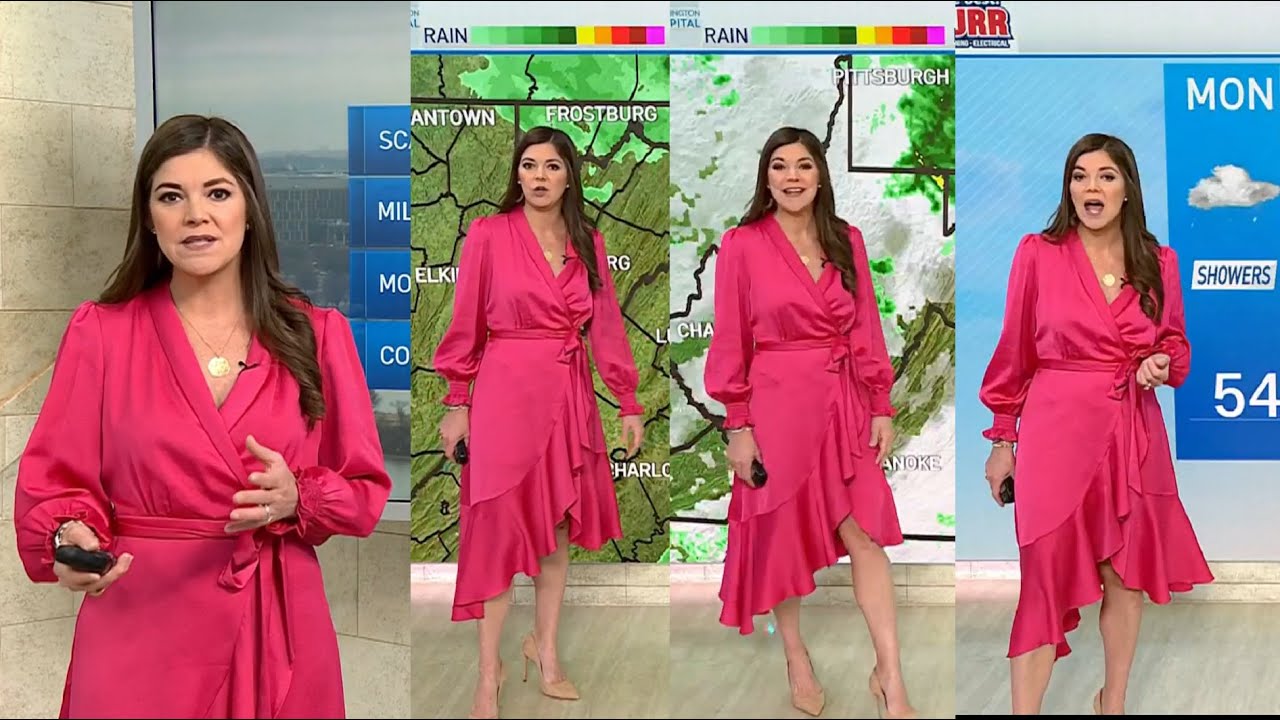 Amelia Draper for NBC4 Washington DC/Maryland/Virginia with the Weather ...