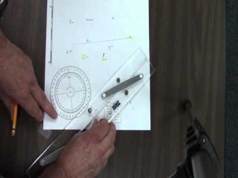 Explorers Guide Maritime Academy - Plotting a Three Point Fix - YouTube