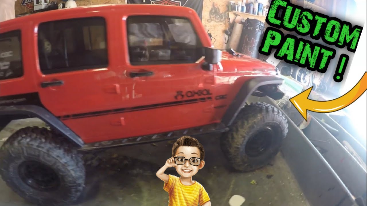 axial scx10 ii custom paint mods ! #rc #rccar #rctruck #rockcrawler # ...