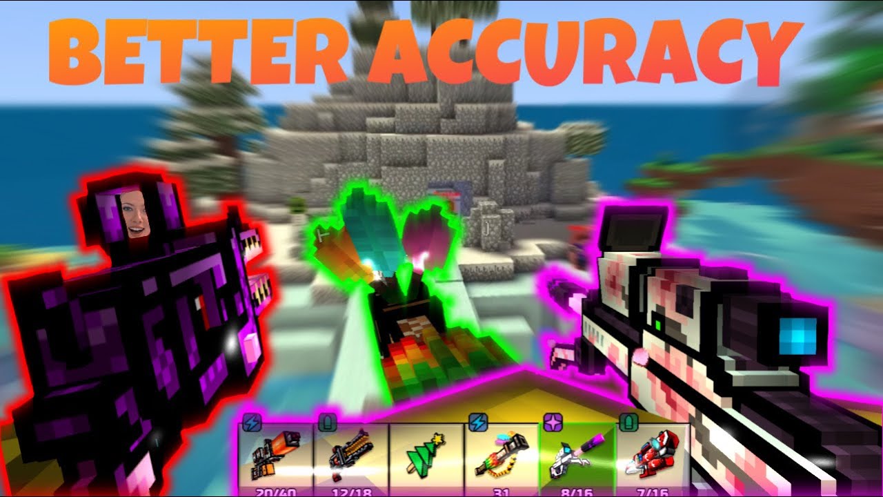 How to get better aim in PIXEL GUN 3D - YouTube