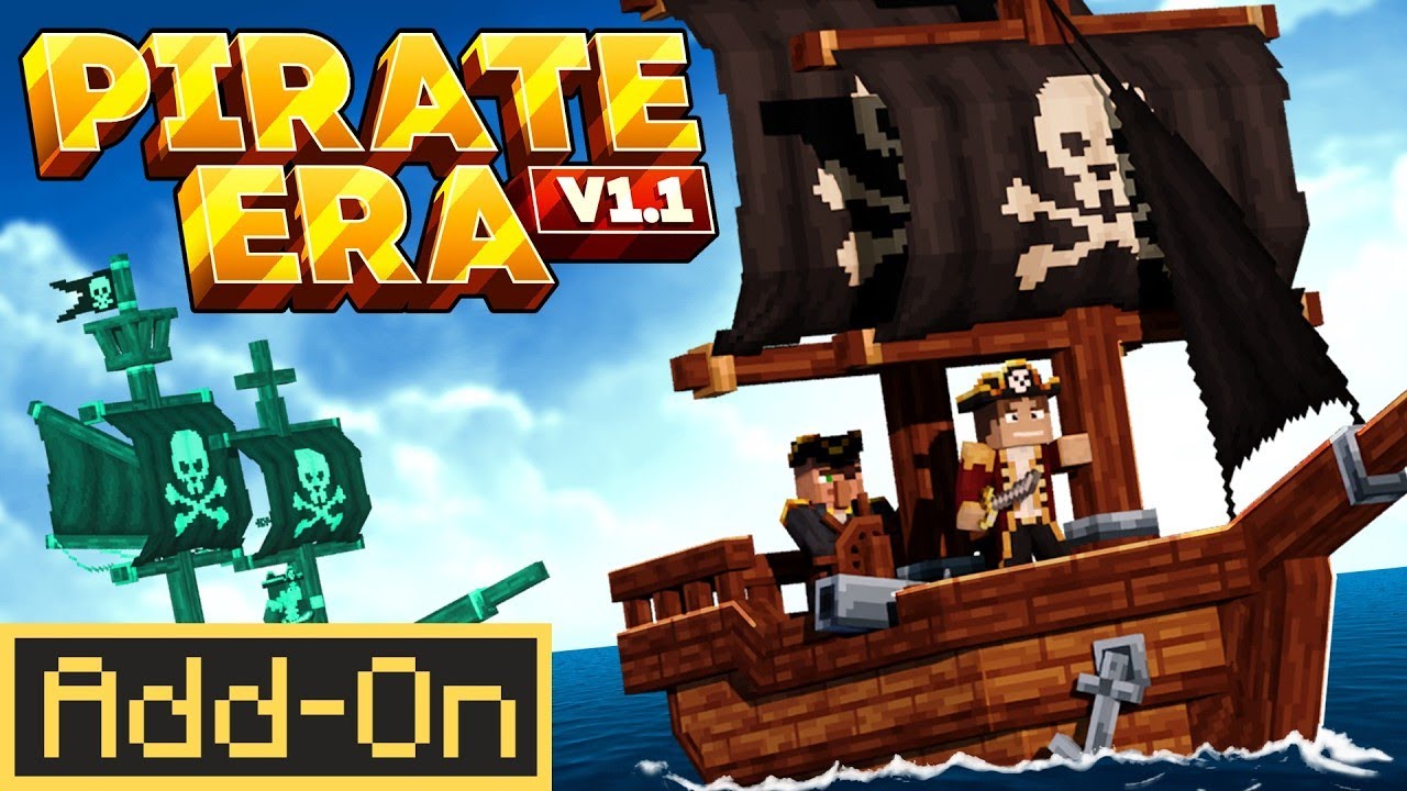 Minecraft Pirate Era 1.1 Add-On — Epic Ship Combat & Treasure Hunting ...