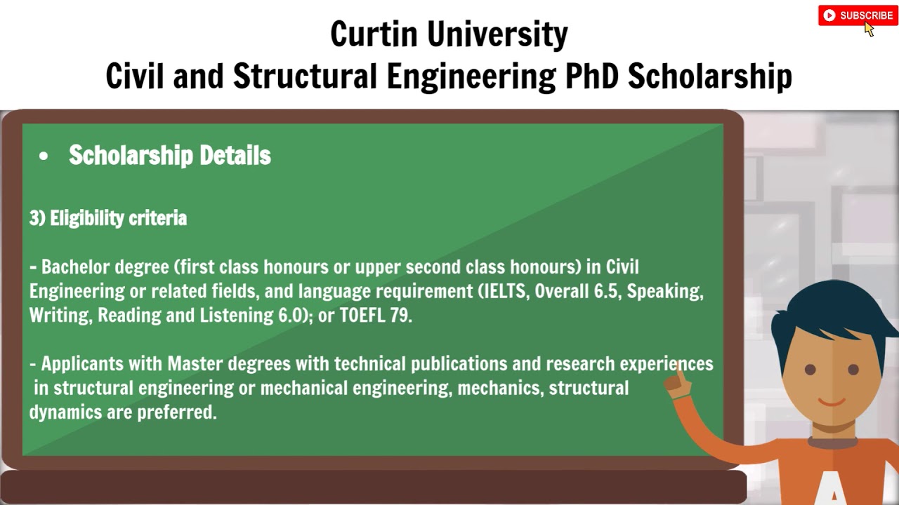 Civil and Structural Engineering PhD Scholarship - YouTube