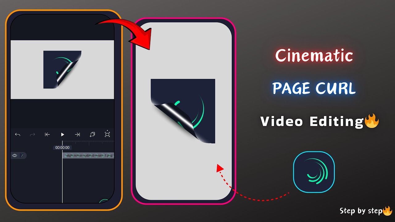 Alight Motion Page Curl Transition – Easy & Cinematic Effect (2025 ...
