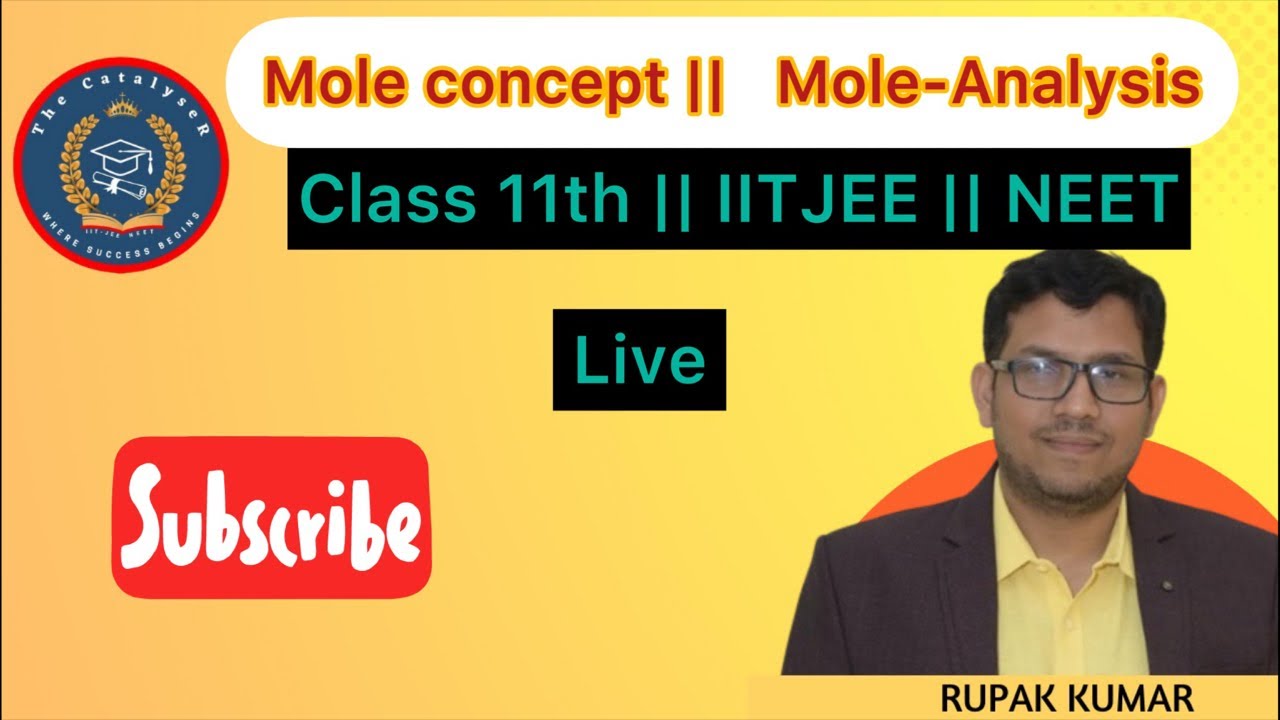 Mole analysis || mole concept || live streaming - YouTube