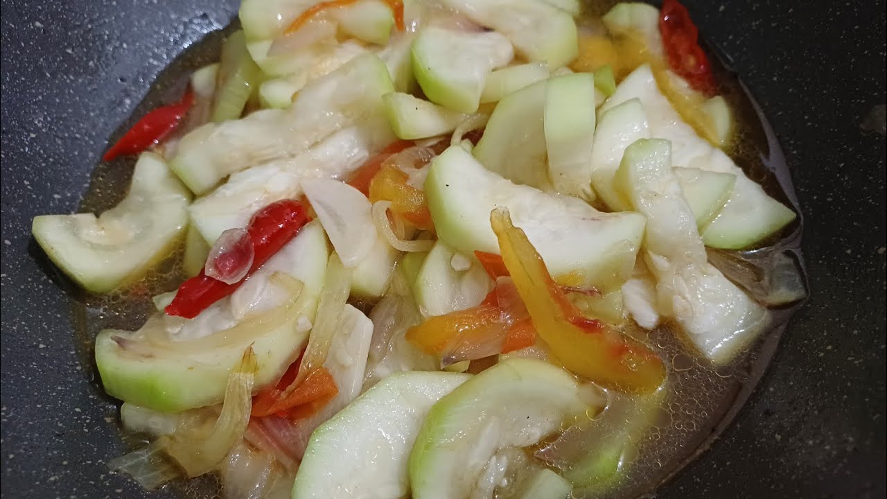 Resep, Tumis Labu Air Sederhana - YouTube