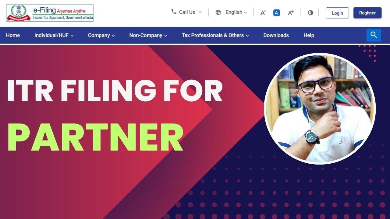 How To File ITR For Partner In Partnership Firm | How To File ITR For ...