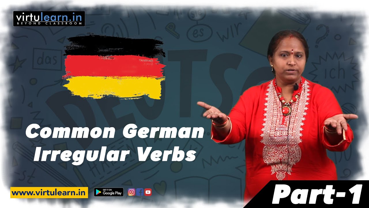 GL26 Common German Irregular Verbs Part 1 - YouTube