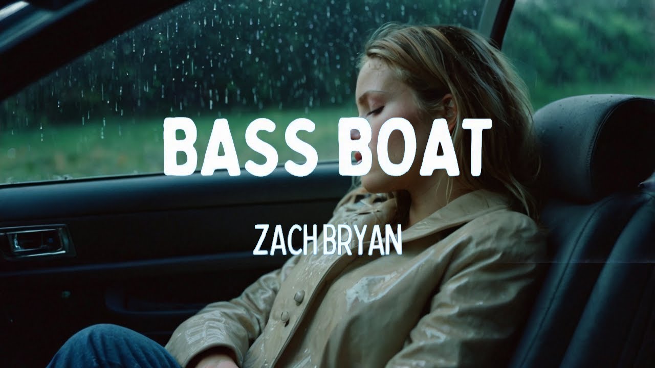 Zach Bryan - Bass Boat (Lyrics) - Rain ASMR - YouTube