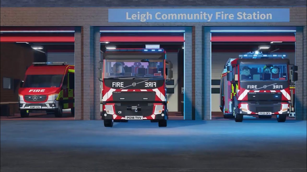 Leigh Pump + Technical Response Unit Turnout - GMFRS Roblox - YouTube