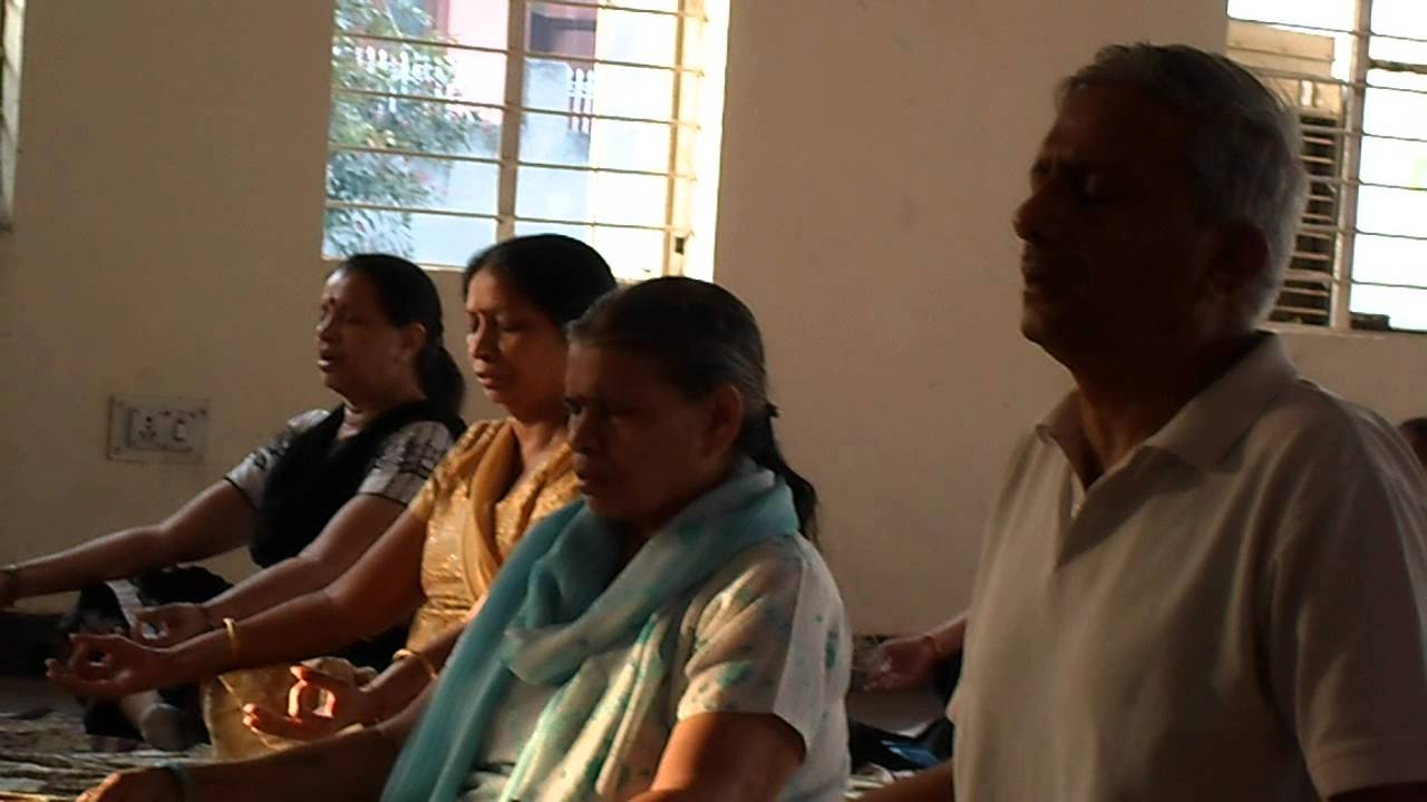 Meditation & Yoga Camp Scene of India - YouTube