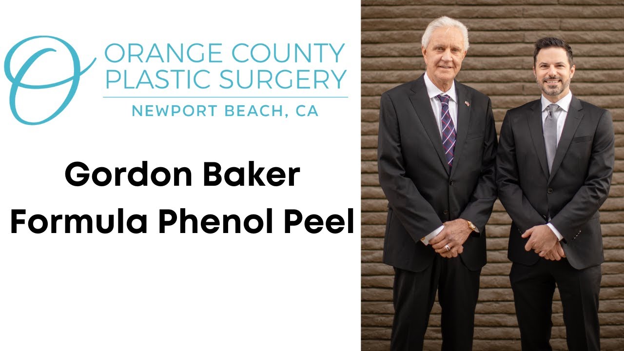 Gordon Baker Formula Phenol Peel | Orange County Plastic Surgery - YouTube