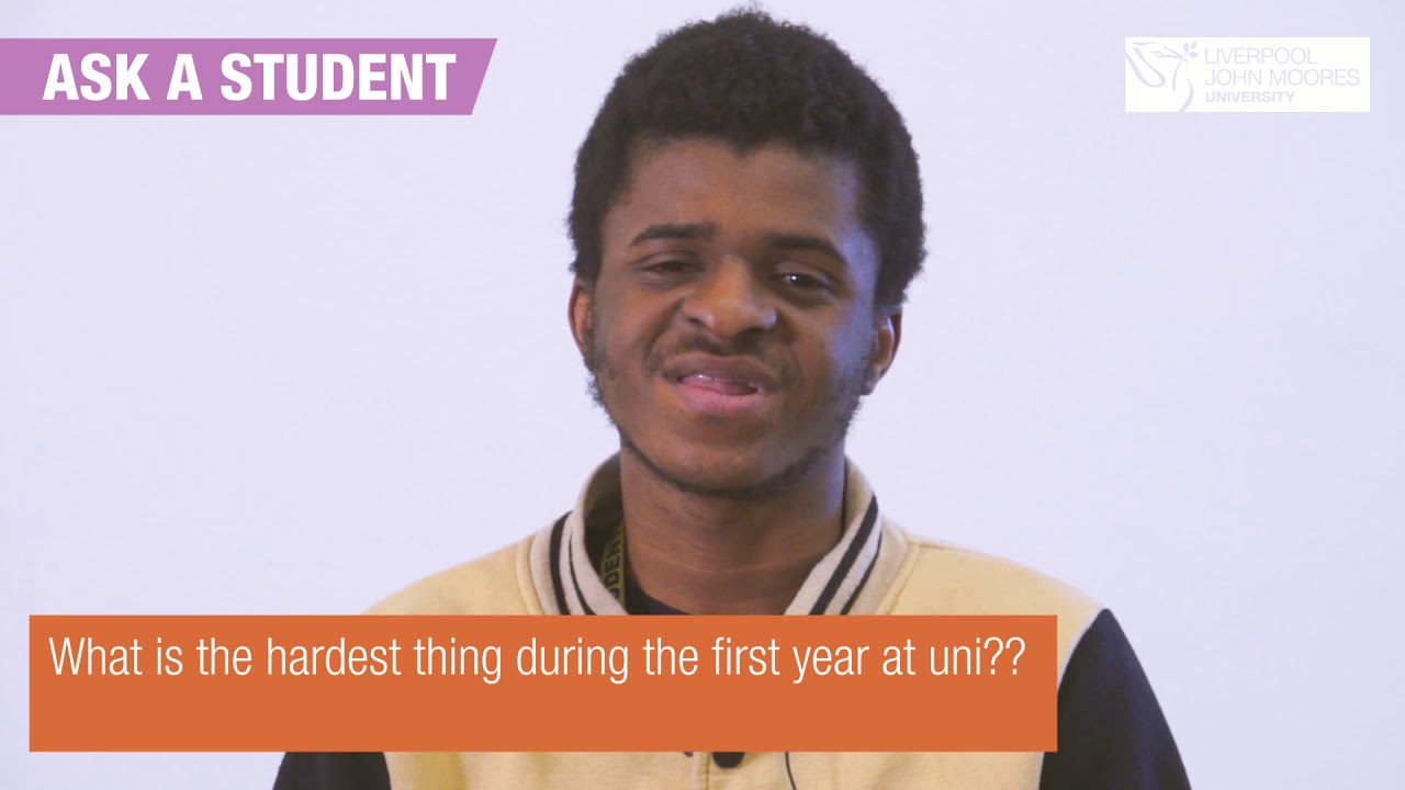 What is the hardest thing during the first year at uni?? - YouTube