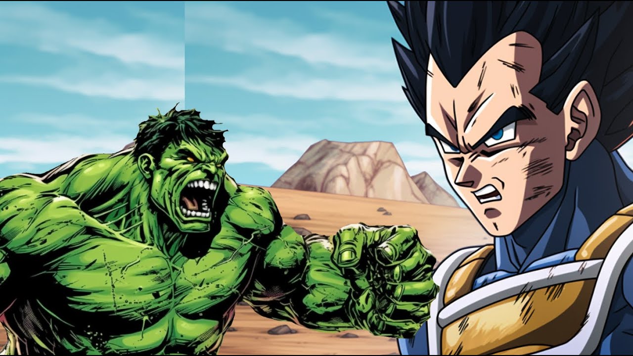 Vegeta Vs Hulk Titans Collide Youtube