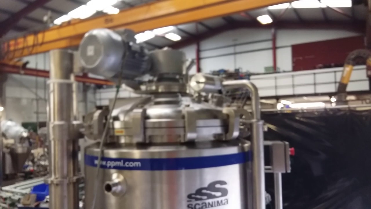 350 Ltr Scanima SRB-350 Jacketed Vacuum Process Vessel - YouTube