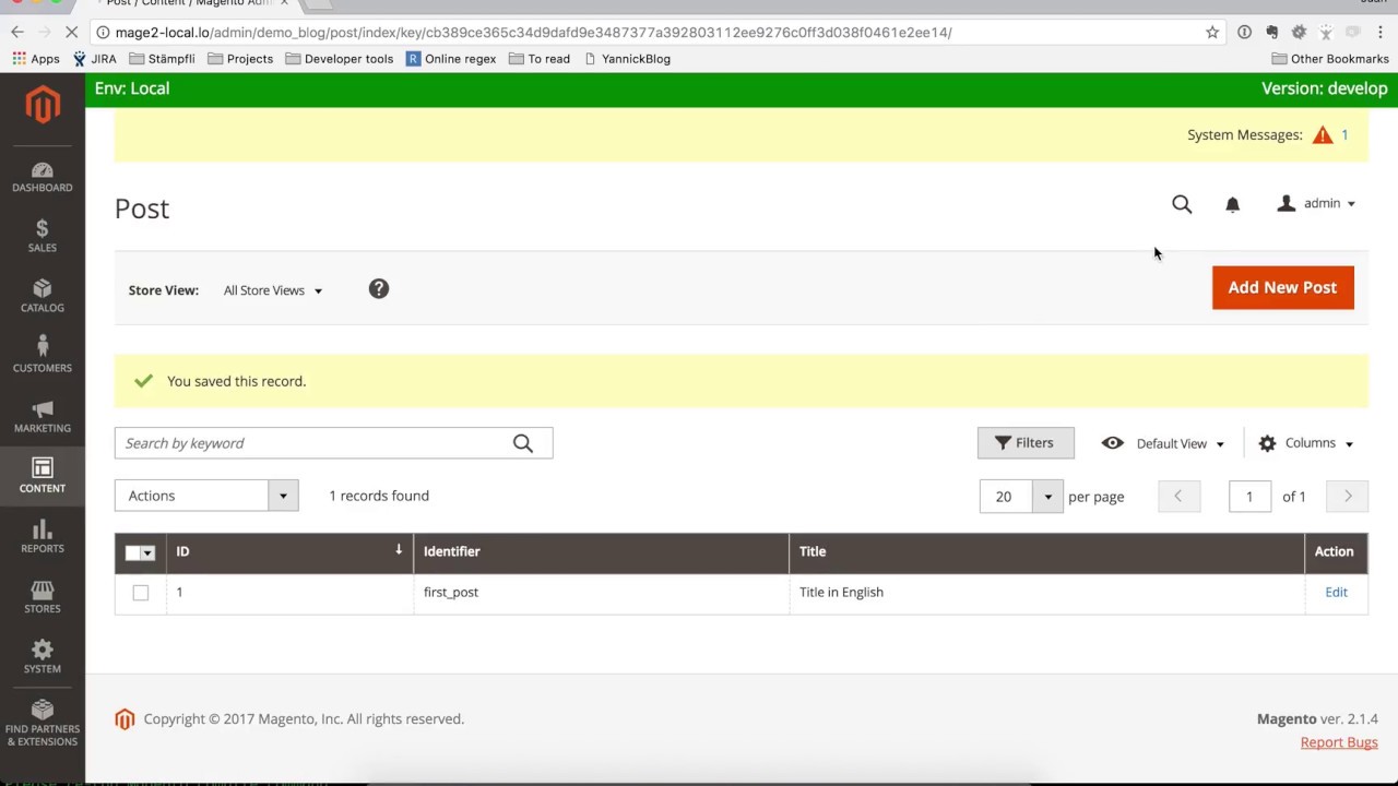 5 Crud Eav Module In Magento2 Including A File Youtube