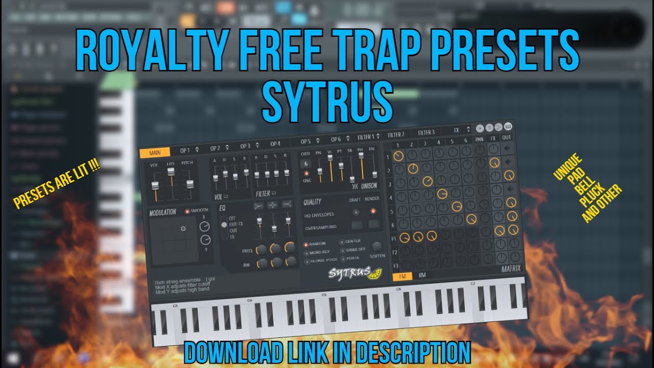 SYTRUS TRAP presets / FREE download 😮 - YouTube